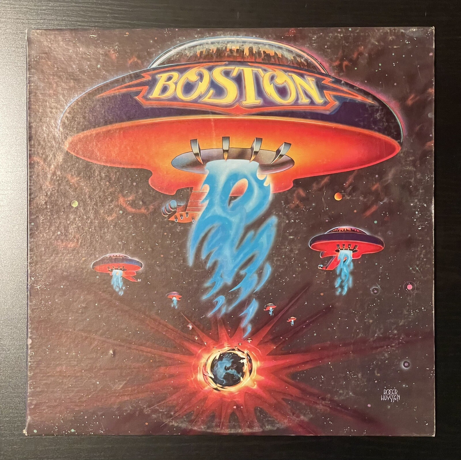 Boston - Self Titled Debut Vinyl LP - 1976 First Press - PE-34188 ...