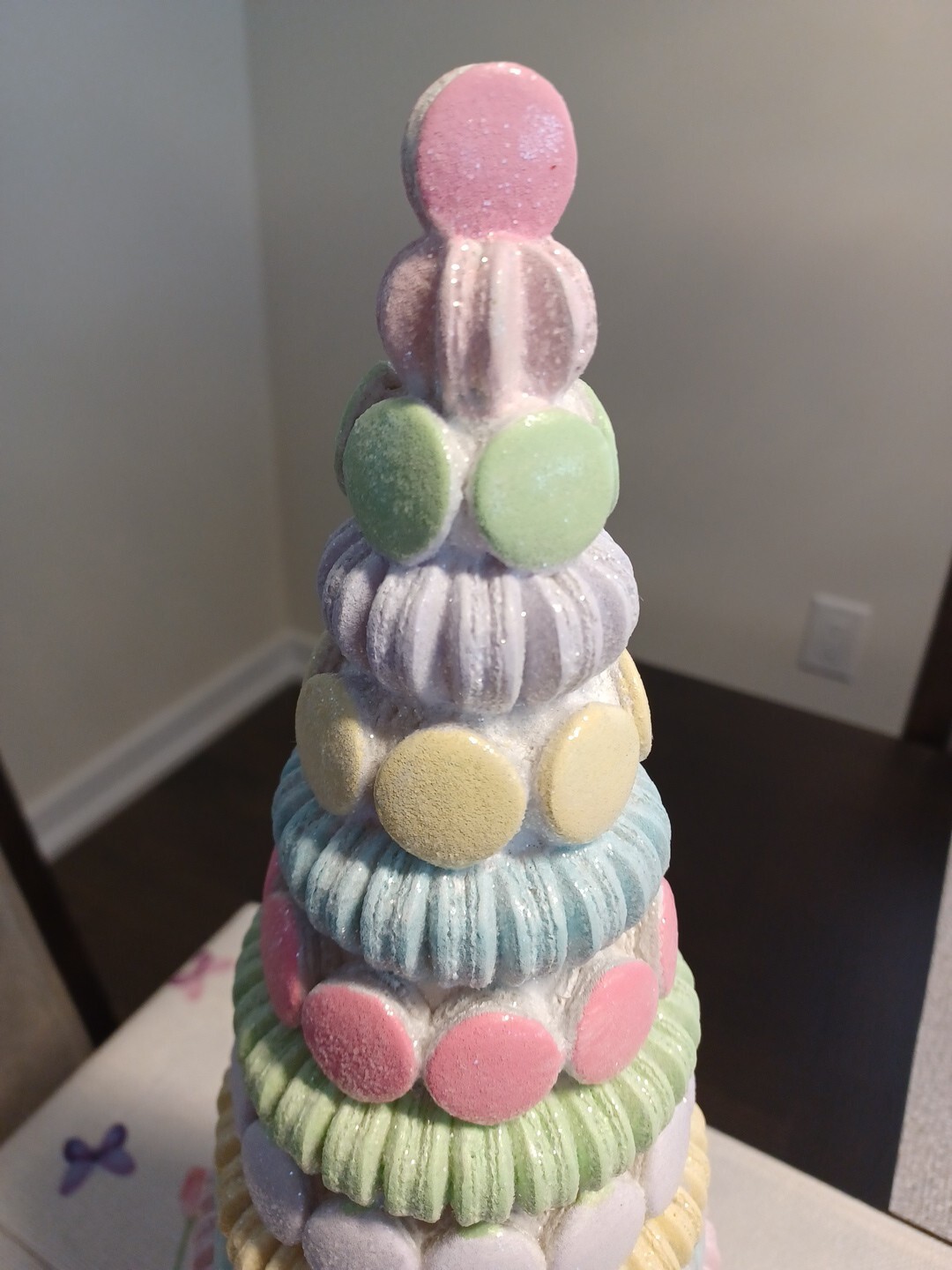 NEW MACARON TREE TOPIARY CENTERPIECE TABLE DECOR 16" CHRISTMAS TEA ...