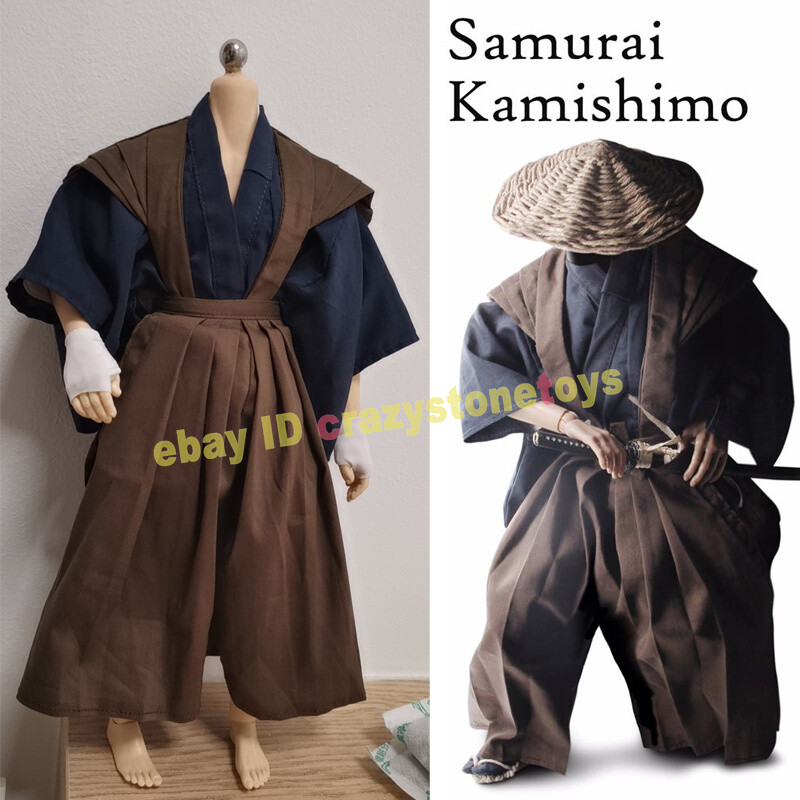 Toys dao TDA-02 1/6 Japaneses Samurai Kamishimo Clothes Set Figure ...
