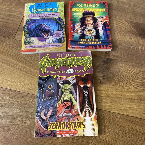 3 RL Stine Books Reader Beware Ghosts of Fear Street Terror Trips | eBay