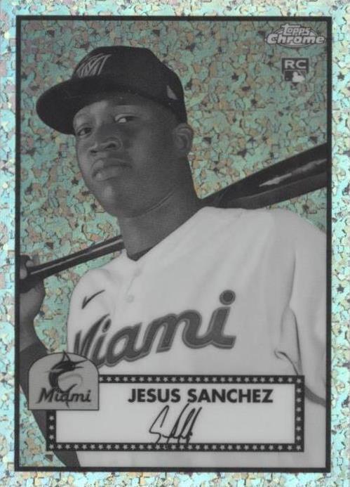 2021 Topps Chrome Platinum Anniversary - Jesus Sanchez #48 Black ...
