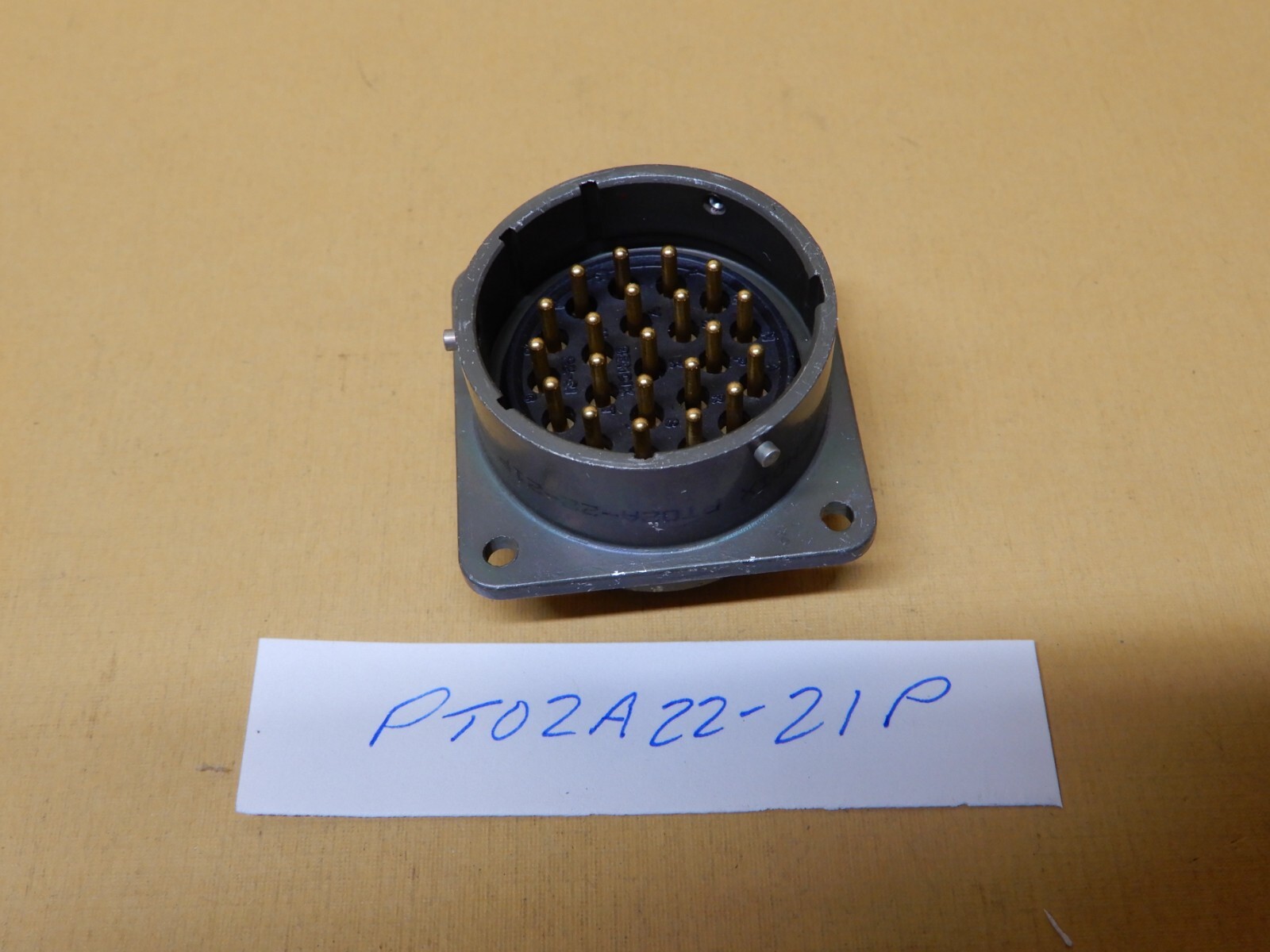 Bendix PT02A22-21P 21 Pin Plug Gold Plated Solder Cups Qty 1 | eBay