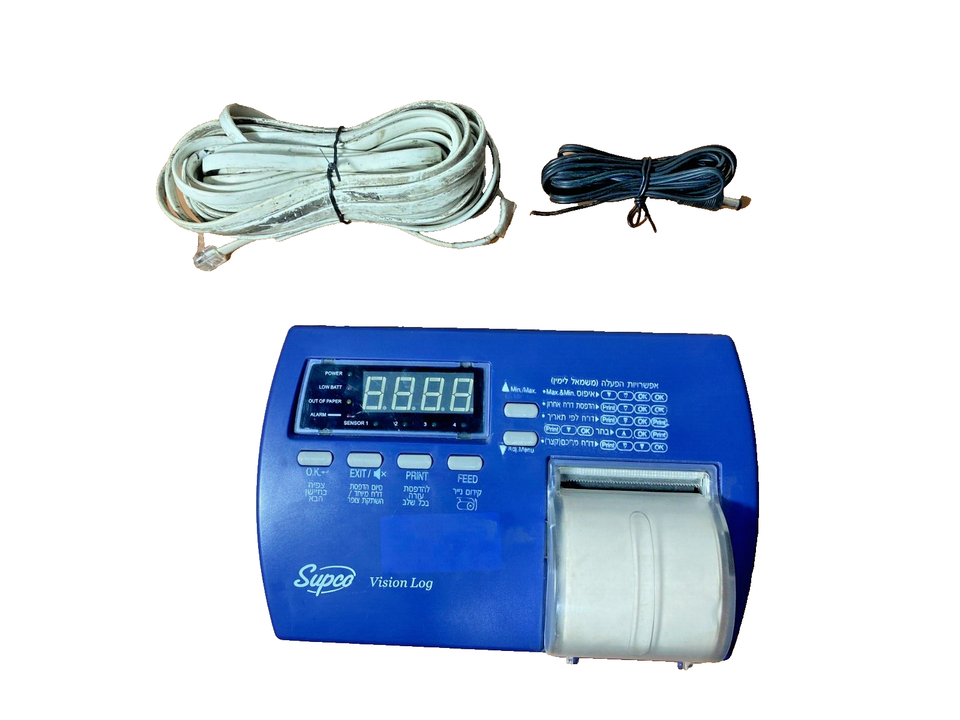 supco vision log temperature logger and printer 4-channel VLT | eBay
