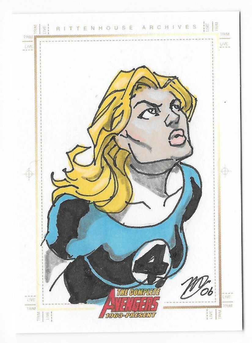 Invisible Woman Marvel Drawing