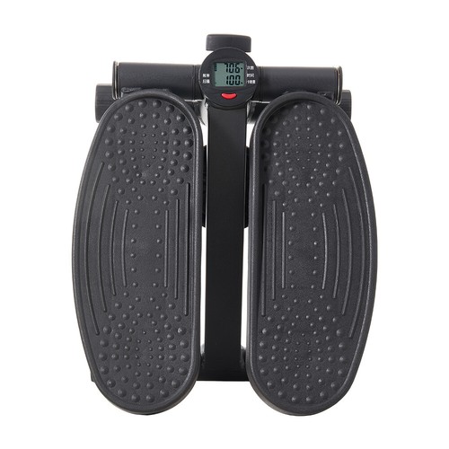 Compact Black LCD Mini Stepper Portable Cardio Fitness Machine for Home ...