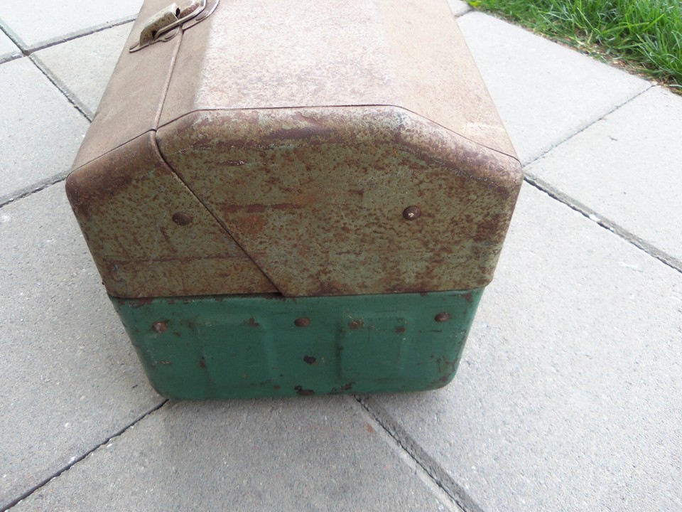 Vintage WALTON PRODUCTS Grip-Loc Steel 21"Long , Tackle Box-Fold Out ...