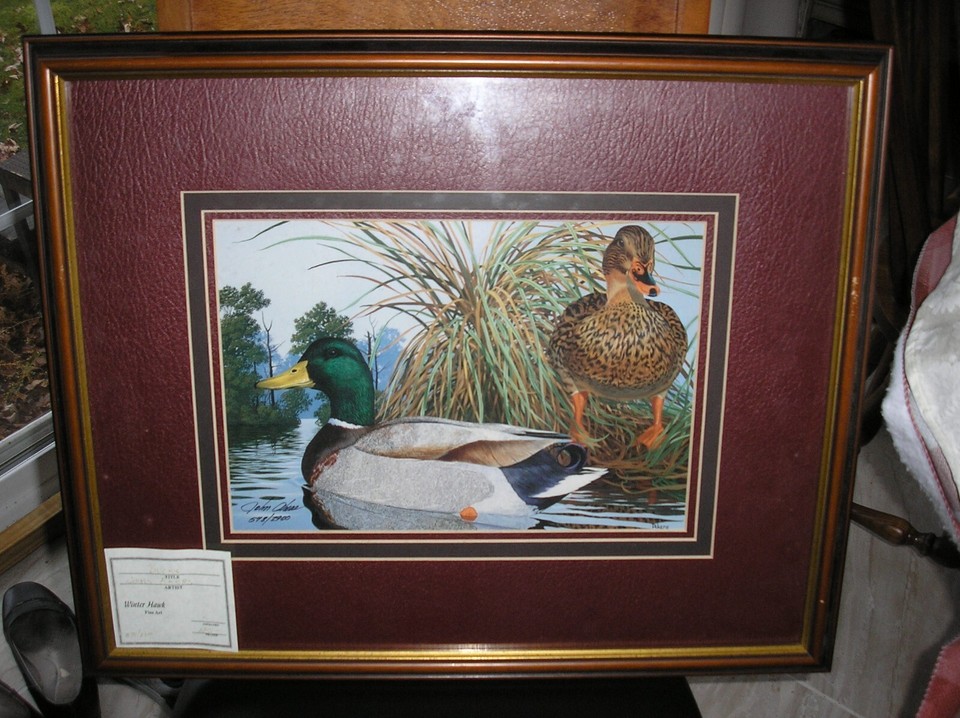 VTG Artist John Akers Waterfowls/Ducks Prints, Signed, Numbered, Matted ...