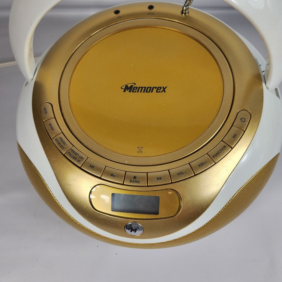 Memorex MP4047 CD/MP3 Player AM/FM Radio Boombox 2007 Tested/Works Rare ...