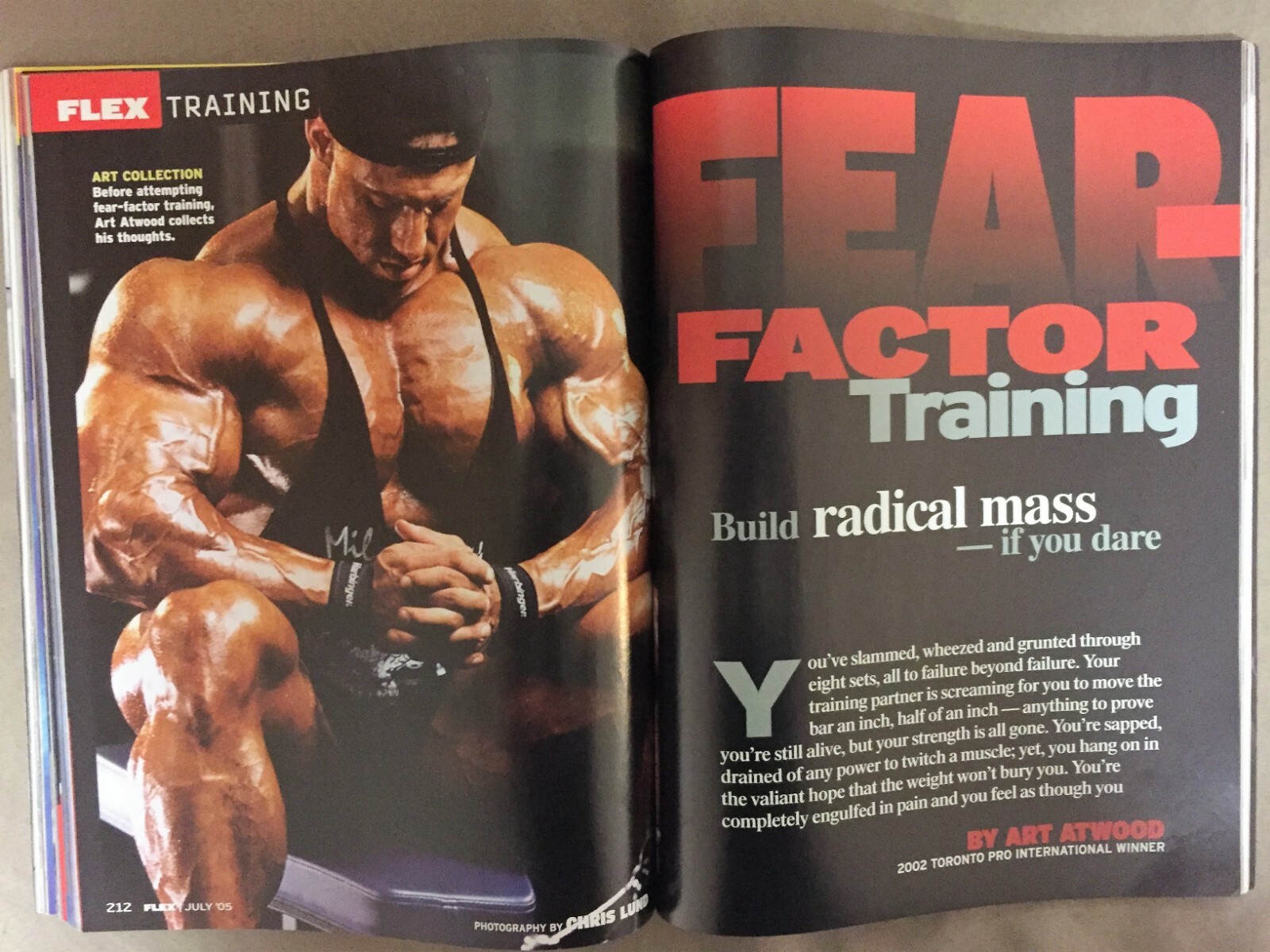 FLEX bodybuilding muscle magazine/ TROY ALVES / 07-05 | eBay