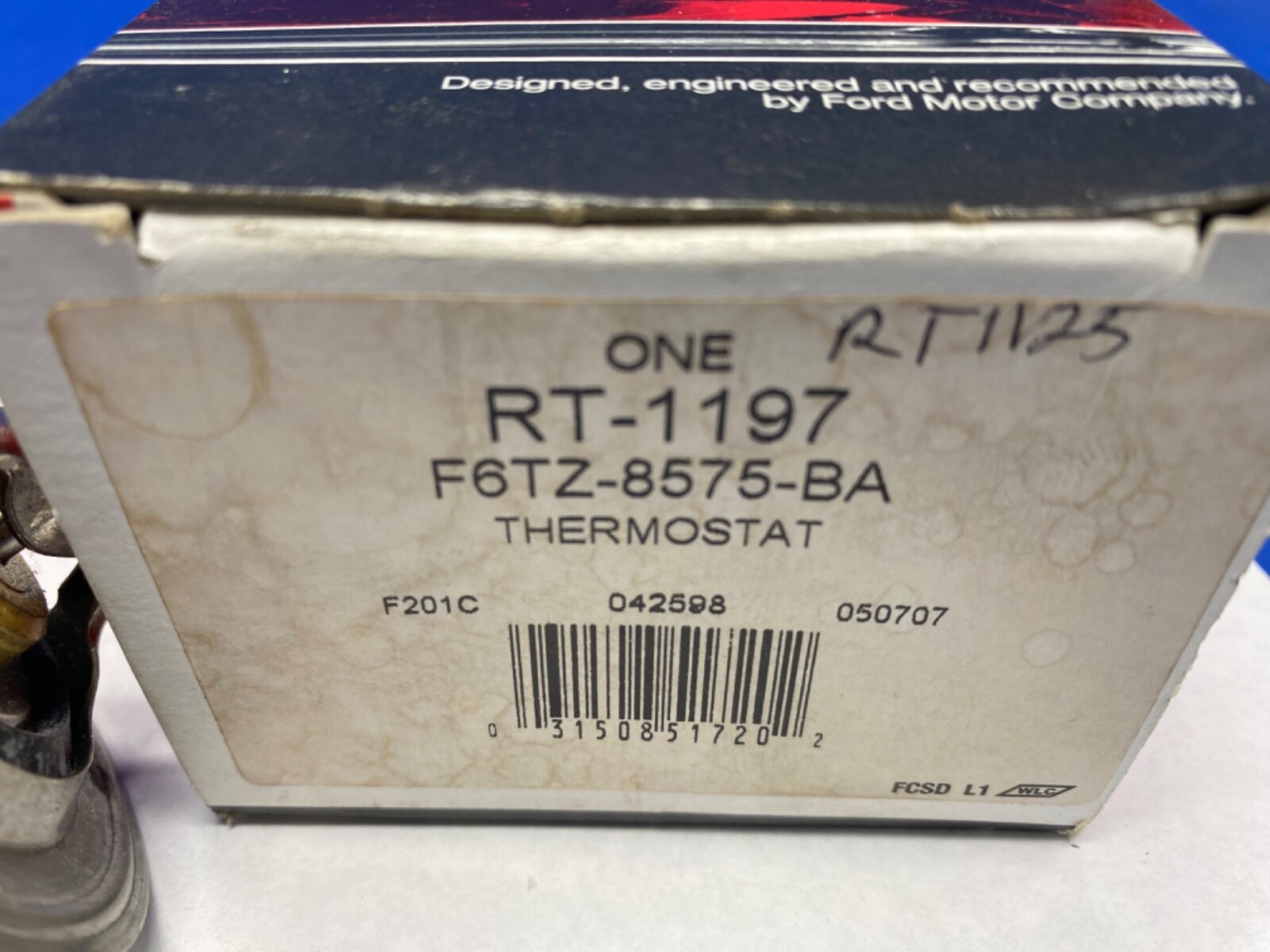 Ford Motorcraft thermostat RT-1197, F6TZ-8575-BA | eBay