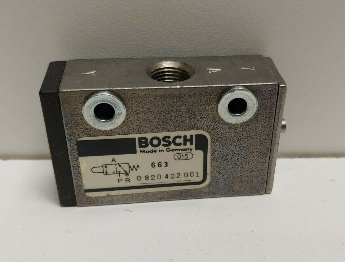 NEW OLD STOCK! BOSCH PNEUMATIC DIRECTIONAL VALVE VVST-3/2NC-PLU 0-820 ...
