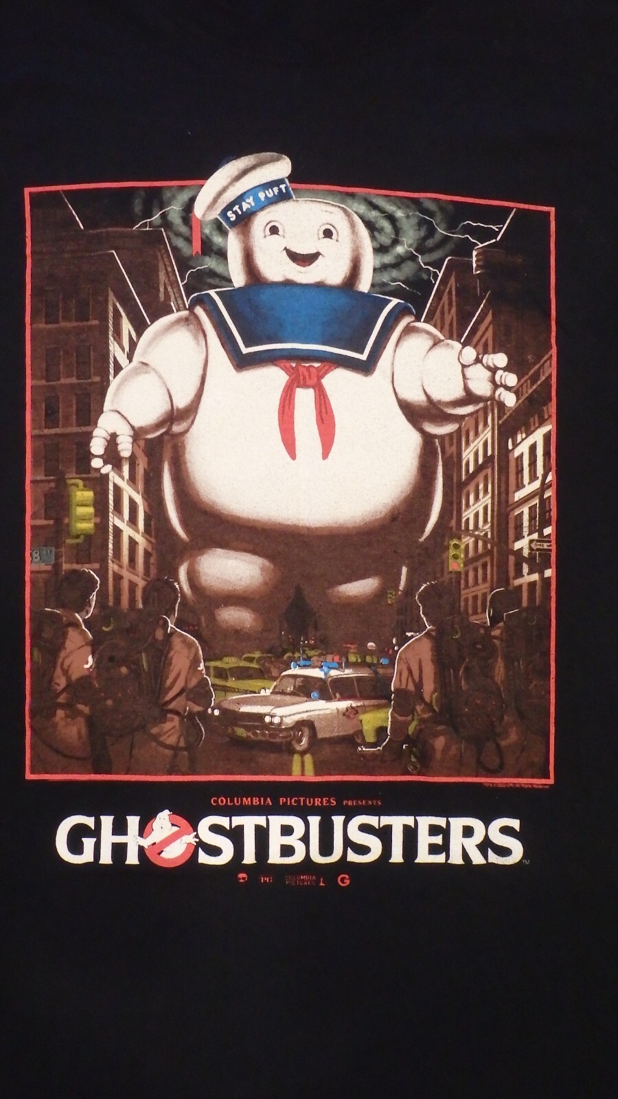 Ghost Busters Stay Puft Marshmallow Man T-Shirt size … - Gem