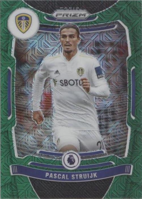 2021-22 Panini Prizm Premier League - Pascal Struijk #214 H2 Green Mojo ...