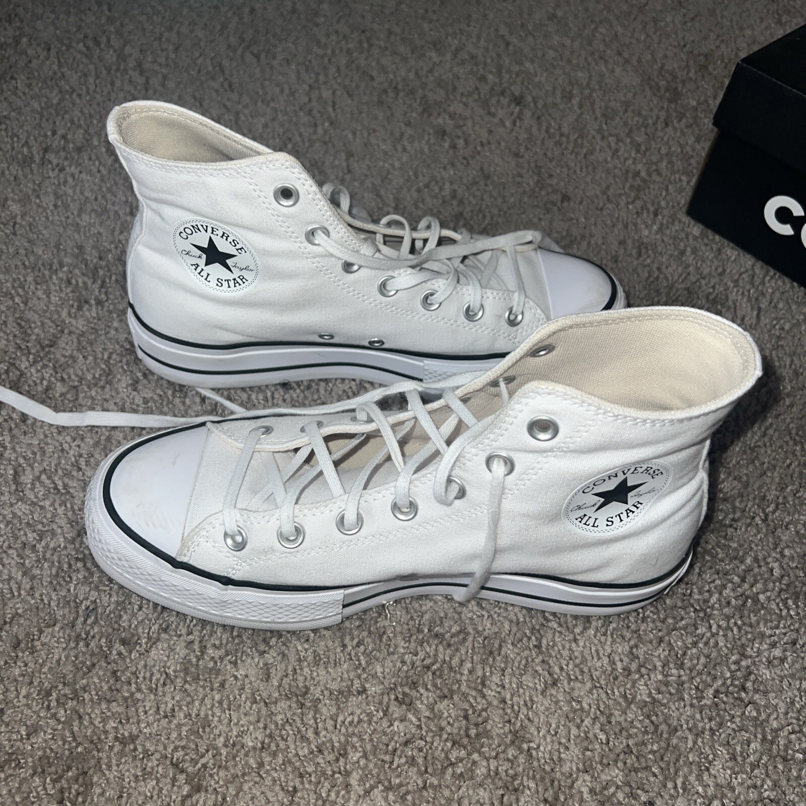 Converse Chuck Taylor All Star Platform High White - Gem