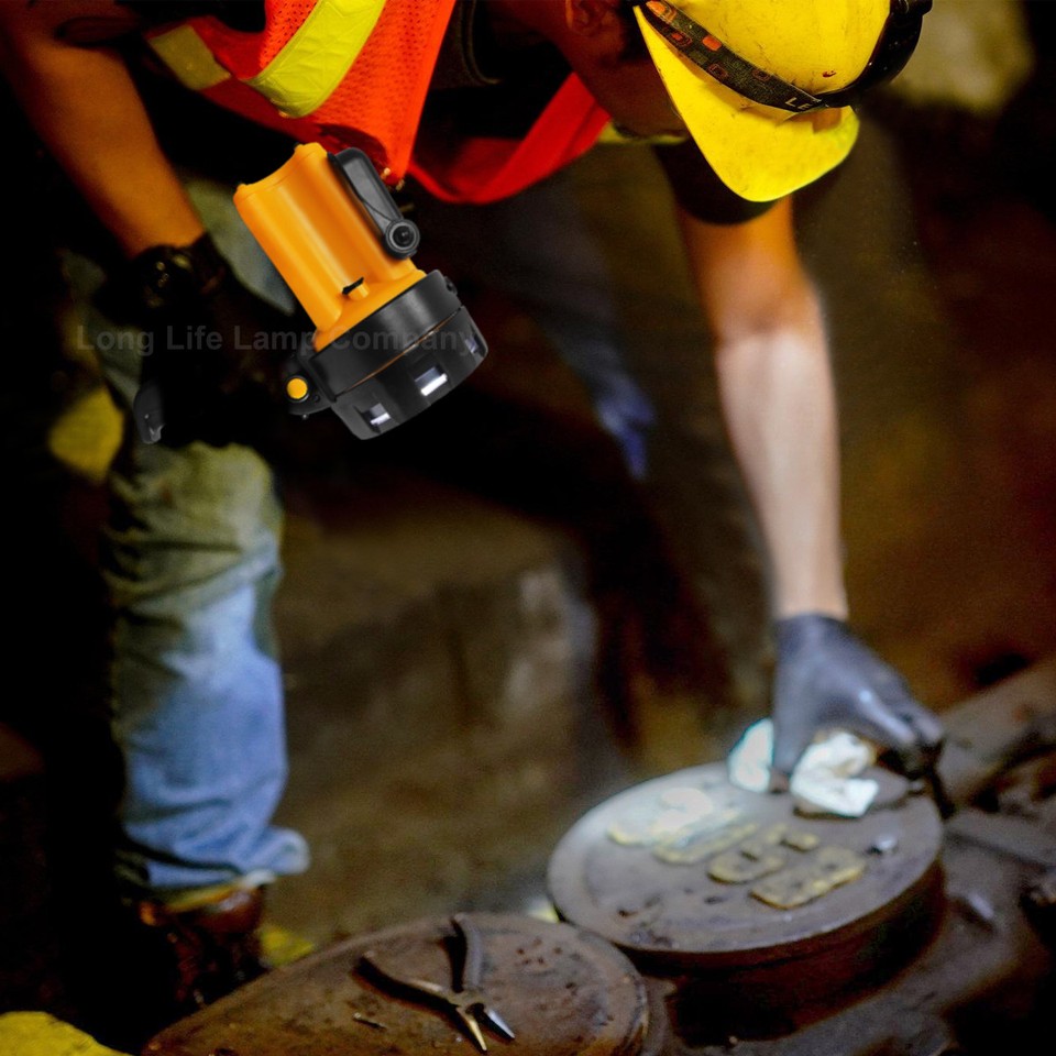 Rechargeable 3W LED Work Light Torch 3 Million Candle Power Spotlight ...