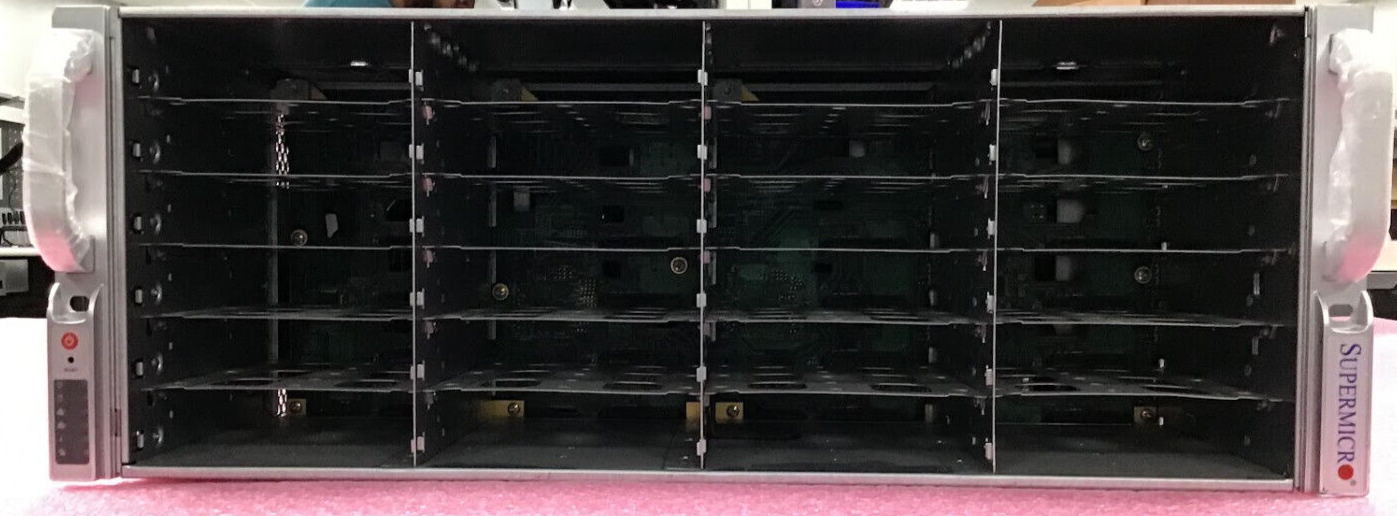 SUPERMICRO - CSE-846 - 24 BAY LFF 4U STORAGE CHASSIS | eBay