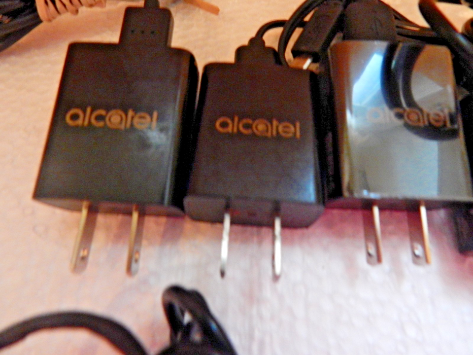 7 Alcatel USB-A to USB-C Wall Charger Power Adapter w/Cable 5V 2A ...