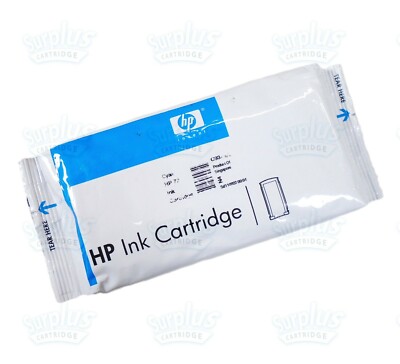 Genuine HP 72 Cyan Ink C9371A T790 T610 T2300 T1120 T1200 T1300 (130ML ...
