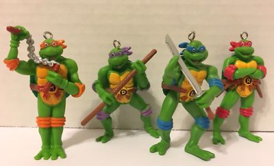 Teenage Mutant Ninja Turtles Christmas Tree Ornaments 3" NEW ~ All 4 or ...