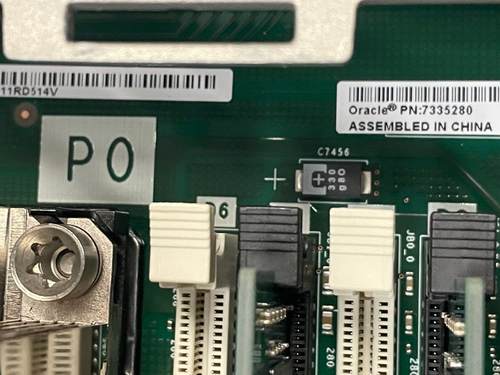 Oracle 7335280 X7-2L Motherboard System Board Assembly. WITH HEATSINKS ...