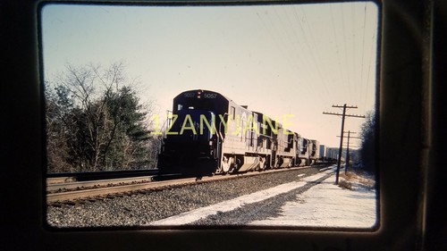 TTL14 TRAIN SLIDE Railroad MAIN Line CR TV-9 WB B36-7 5057 ROTTERDAM ...