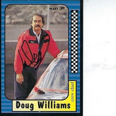 DOUG WILLIAMS SIGNED 1991 MAXX RACING #115- NASCAR | eBay