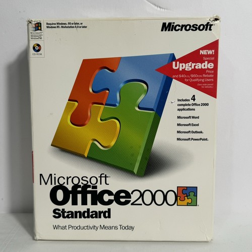 Microsoft Office 2000 Standard-New In Box | eBay