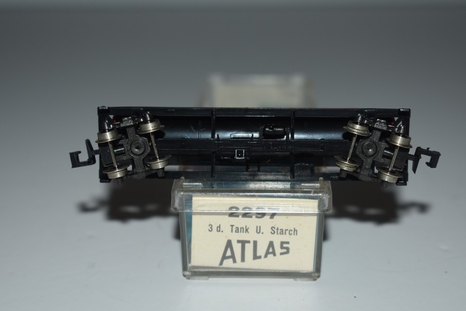 N Scale Atlas 2297 Union Starch 3-Dome Tank Car 7744 C36727 | eBay
