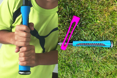 BIG LEAGUE GRIPS Baseball Practice Training Aid – Batting Grip Trainer ...
