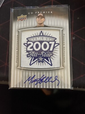 MATT HOLLIDAY 2008 UPPER DECK PREMIER STITCHINGS AUTOGRAPH CARD 24/25 ...