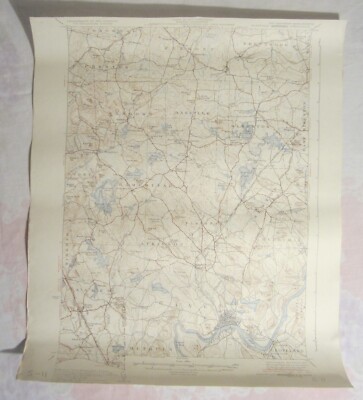 Topographic Map, 1935 - HAMPSTEAD, New Hampshire - Plaistow, Kingston ...