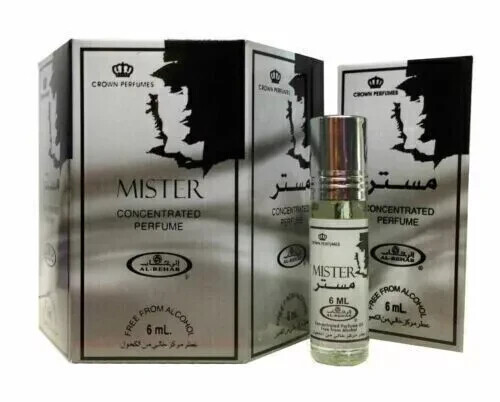 AL REHAB Mister Perfume 6ml Pack of 6 Concentrated Unisex Floral Roll On Attar | eBay