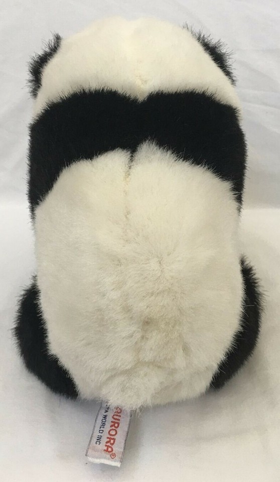 Aurora Panda Plush Stuffed Animal Black and White 9in Soft Toy | eBay