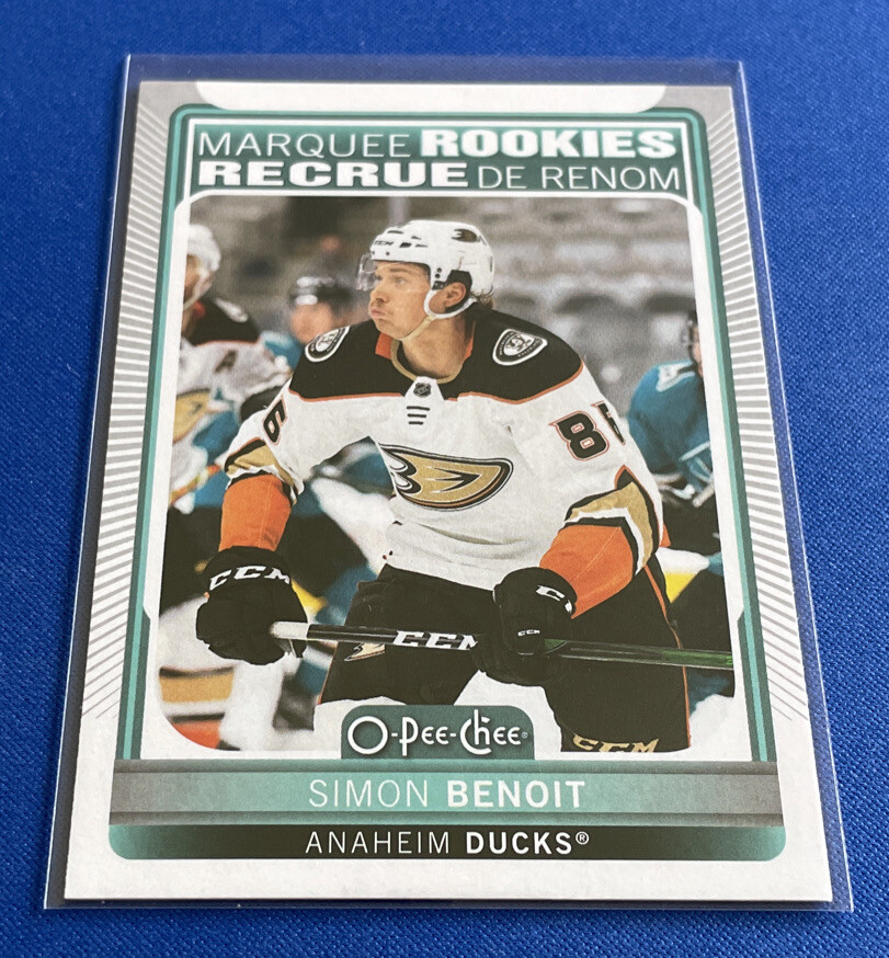 2021-22 O-Pee-Chee Update #643 Simon Benoit RC Anaheim Ducks | eBay