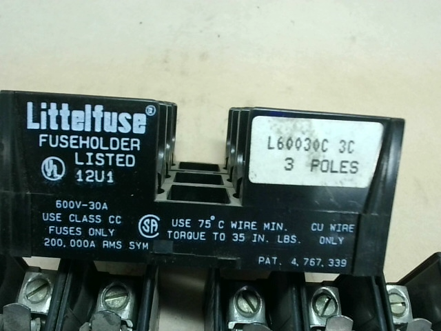 Littelfuse Fuse Holder 600v 30a 12U1 for sale online | eBay