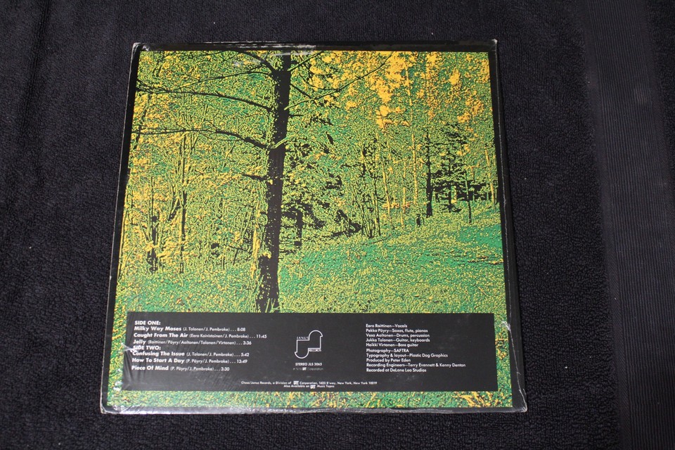 Tasavallan Presidentti Milky Way Moses 1974 JANUS jazz psych US LP ...