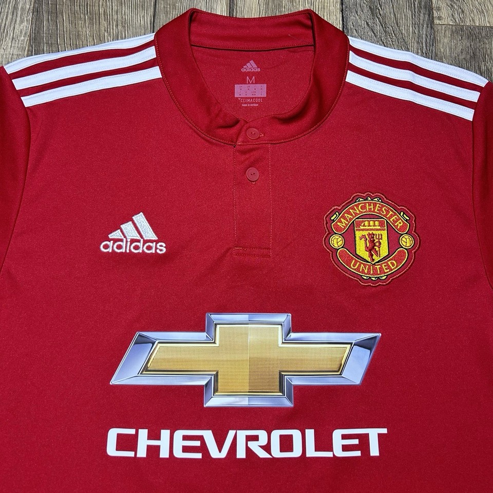 New Manchester United 2017/18 Paul Pogba Authentic Soccer Jersey Kit ...