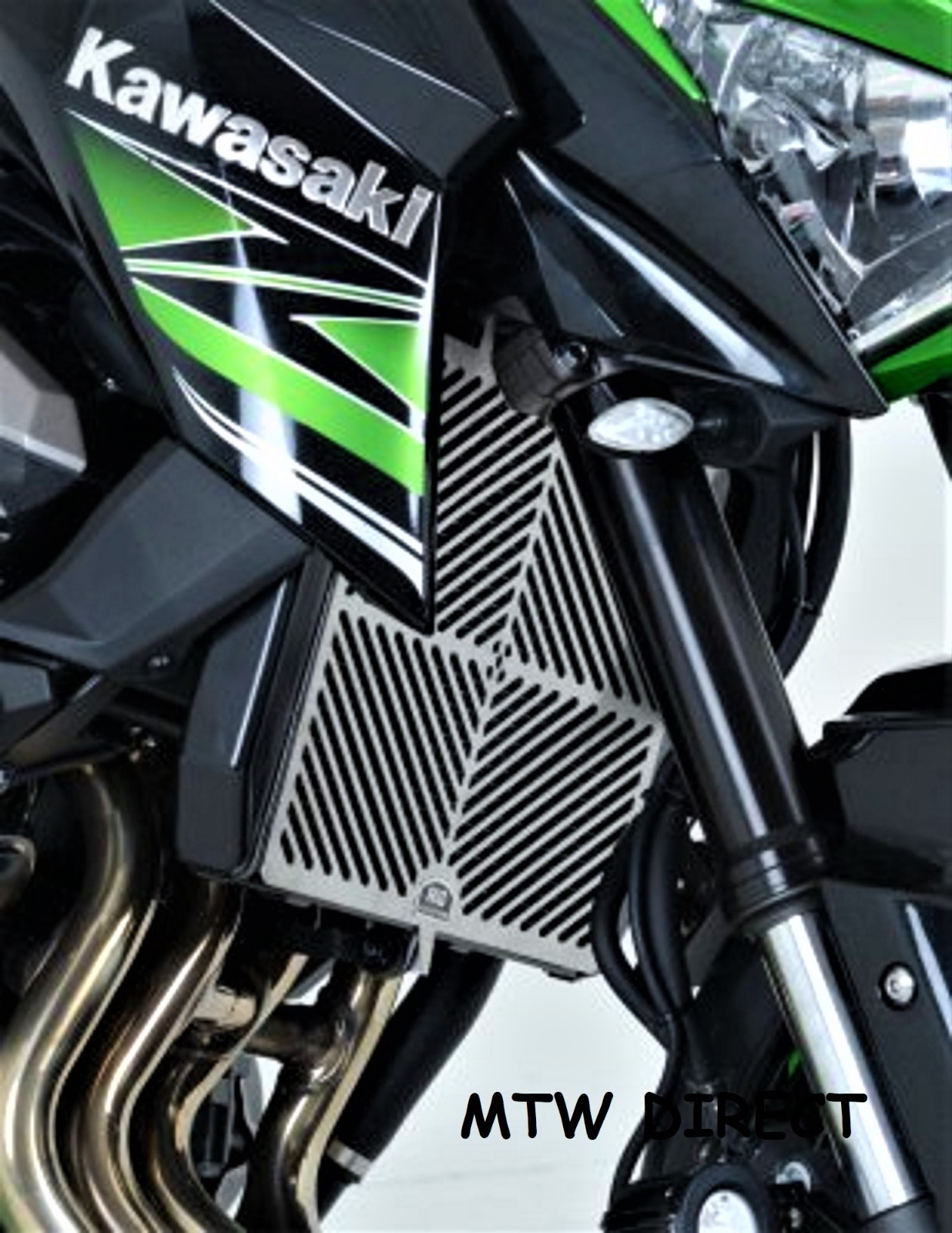 Kawasaki Z1000SX R&G racing stainless steel radiator guard cover | eBay