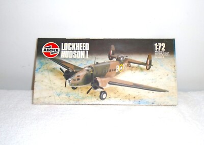 1986 Airfix WWII RAF Lockheed Hudson I Model Airplane Kit # 04034 - 1 ...