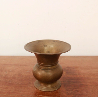 Antique Spittoon Brass Metal Kolambi Vessel Vintage Decorative ...