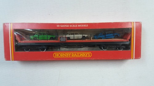 Hornby 'OO' Gauge - Car Transporter with 3 Cars - R124 - Boxed | eBay