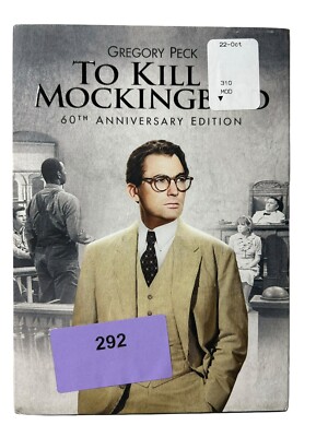 To Kill a Mockingbird 60th Anniversary (DVD) Gregory Peck SEALED ...