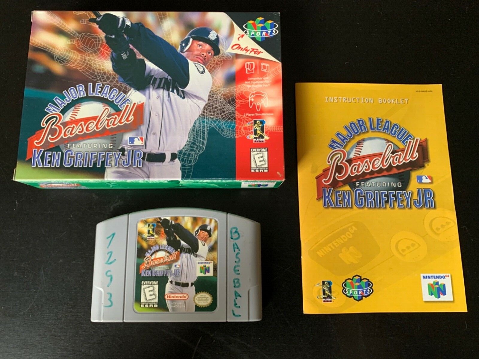 N64 MAJOR LEAGUE BASEBALL Ken Griffey Jr (Nintendo 64 N64) Complete | eBay