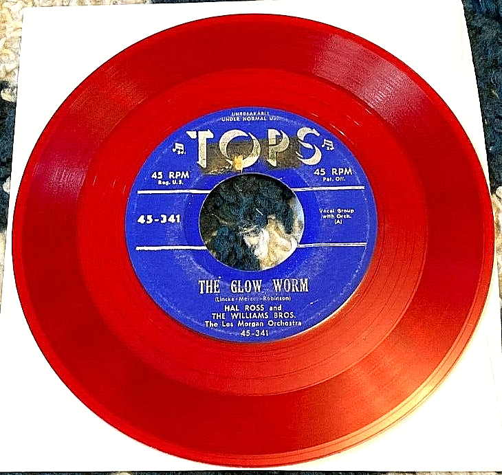 Hal Ross: The Glow Worm/Outside of Heaven 45 Tops red vinyl VG- HEAR | eBay