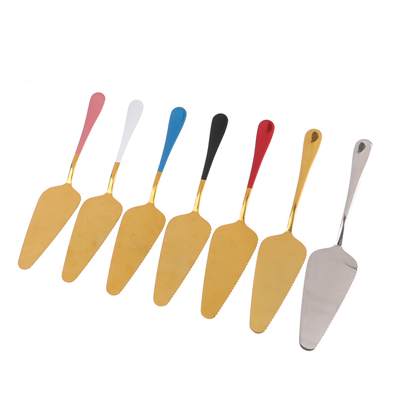 Colorful Stainless Steel Serrated Edge Cake Cutter Pie Pizza Shovel ...