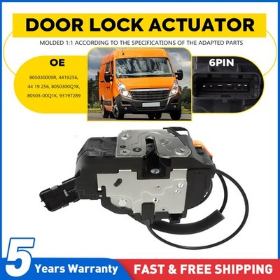 6 Pin Front Left Sliding Door Lock 805030009R For Renault Master Movano ...