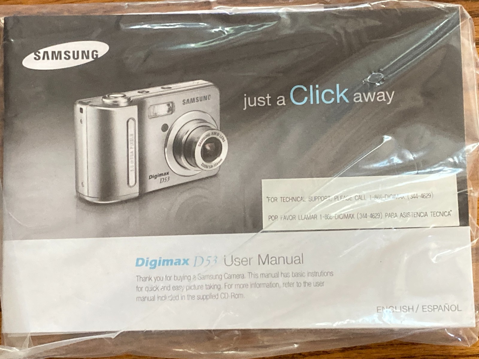 BRAND NEW Samsung Digimax D53 5MP Digital Compact Camera 3X Optical ...