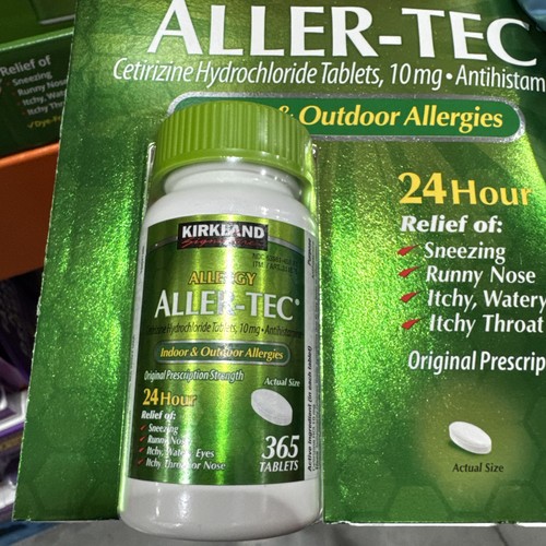 Kirkland Signature Aller-Tec, 365 Tablets EXP 01/26 | eBay