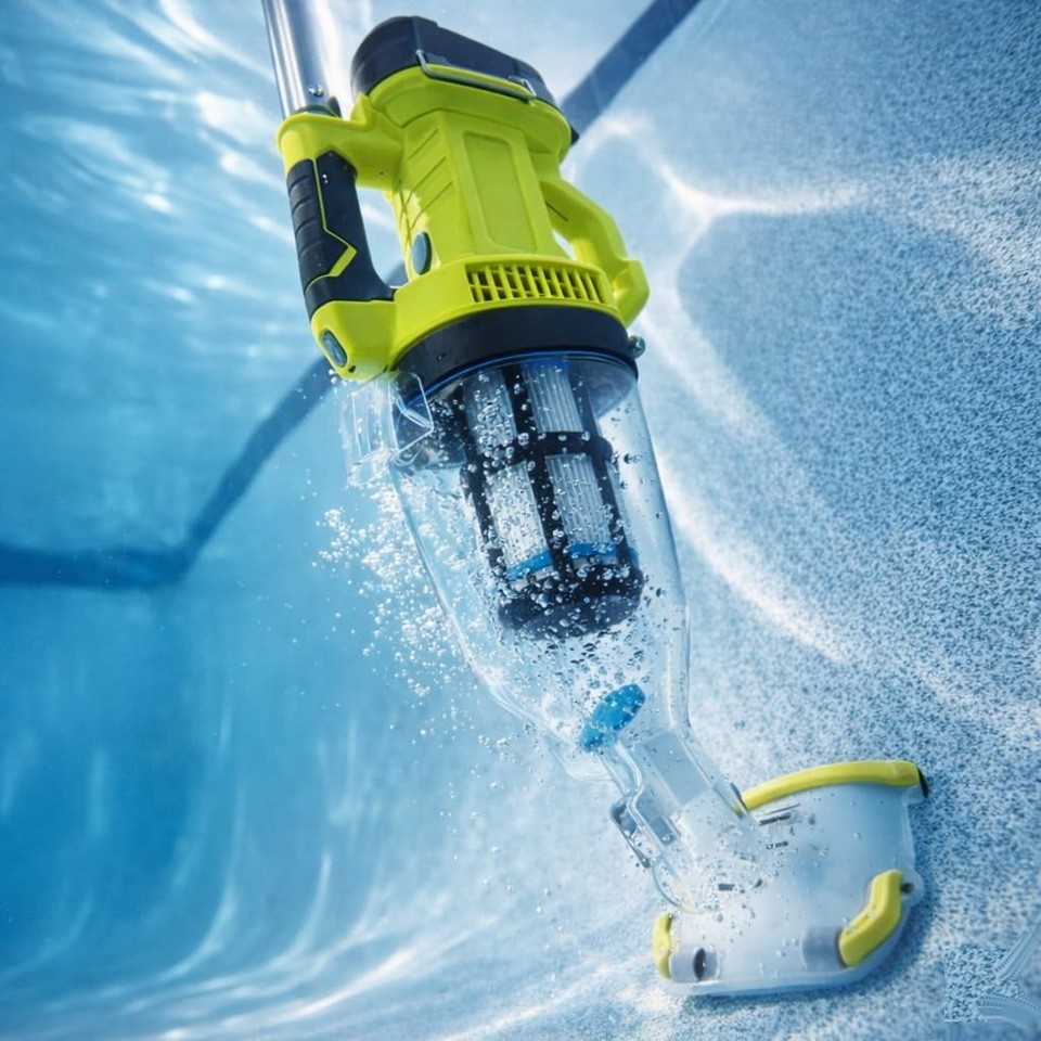 Genuine Ryobi PCL780 18V ONE+ Cordless Handheld Pool Vacuum - Resale by ...