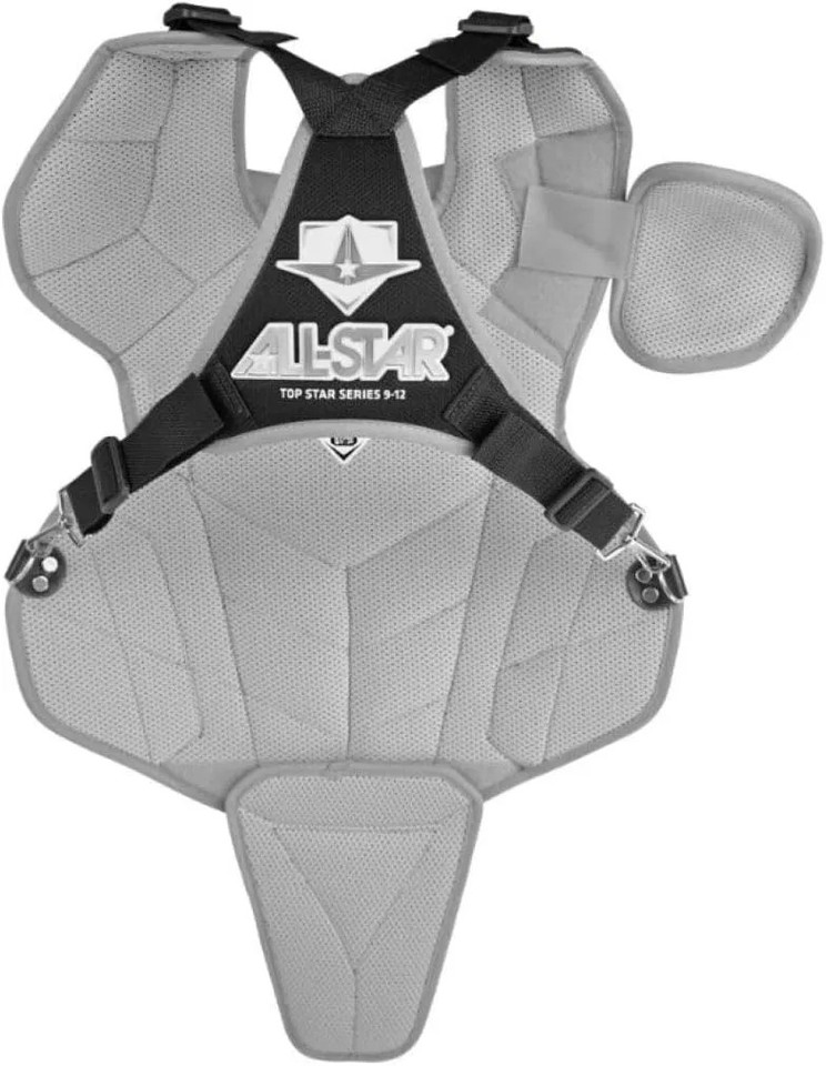 All Star Top Star NOCSAE Certified Baseball Catcher's Chest Protector ...